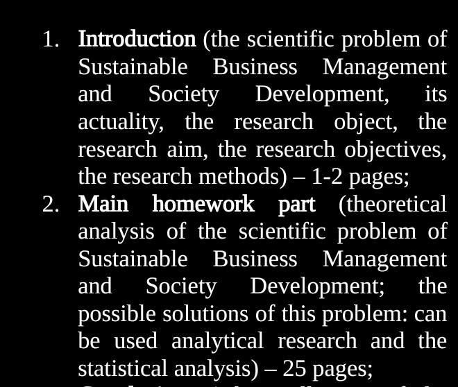 Solved 1. Introduction (the scientific problem of | Chegg.com