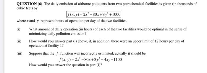 Solved f(x,y)=2x2−80x+8y2+1000 where x and y represent hours | Chegg.com