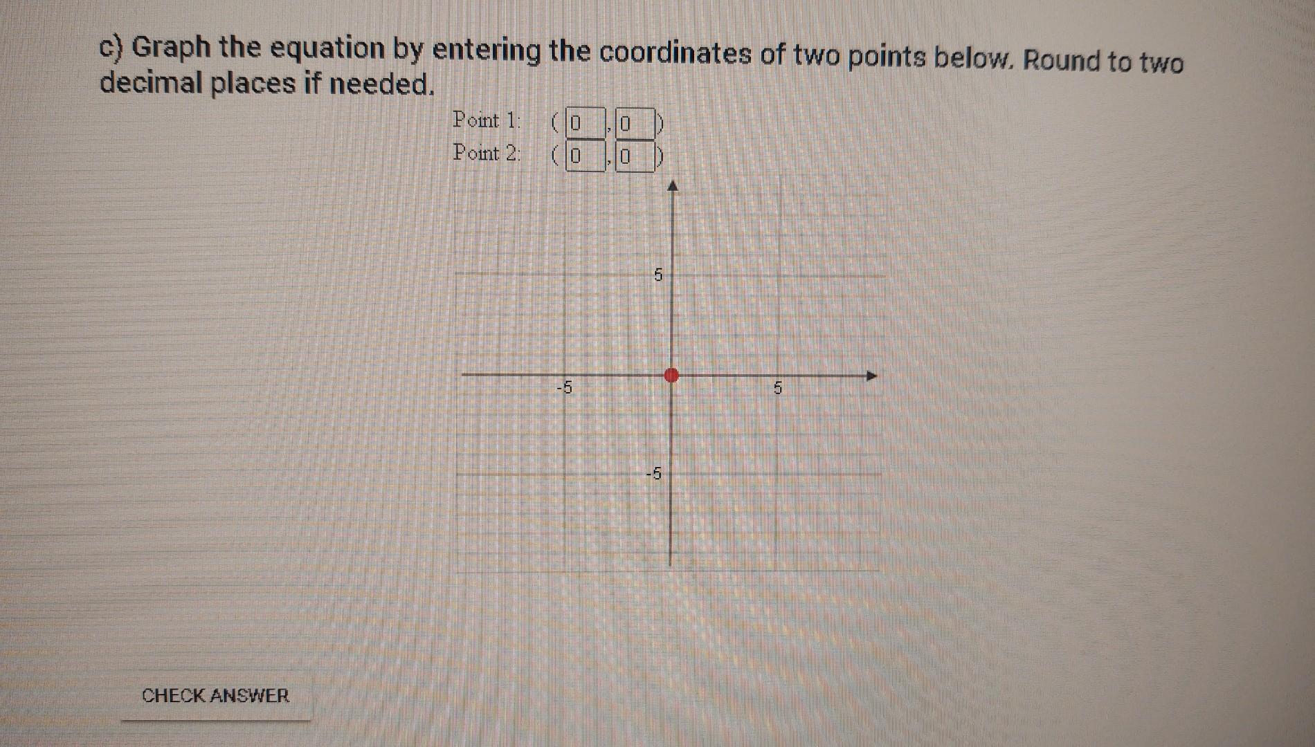Solved Find the intercepts, then graph the equation using | Chegg.com