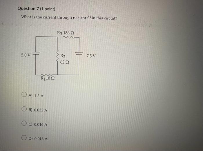 Solved What is the current through resistor R3 in this | Chegg.com