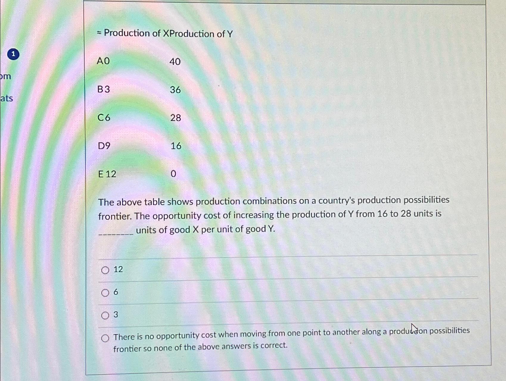 Solved ~~ Production of x ﻿Production of YAO40B 336C628D916E | Chegg.com