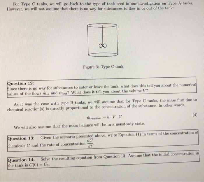 Solved For Type C tanks, we will go back to the type of tank | Chegg.com
