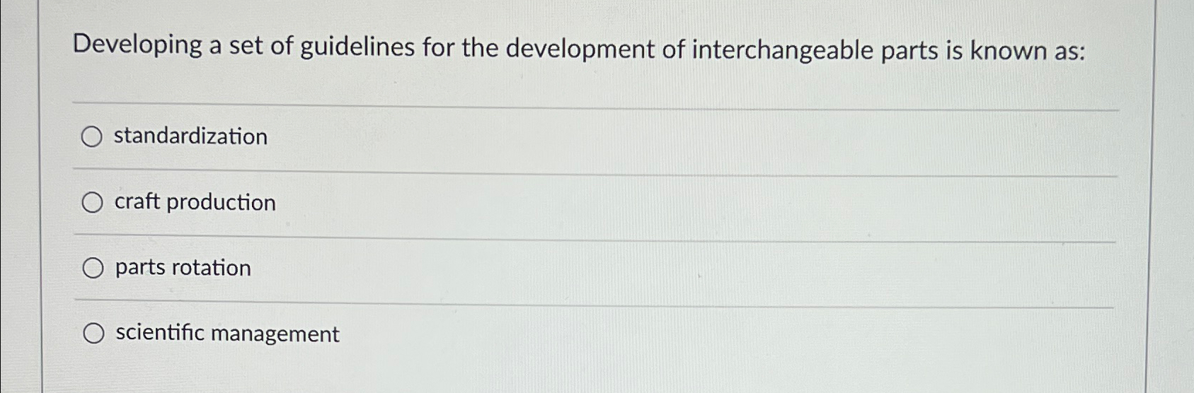 Solved Developing a set of guidelines for the development of | Chegg.com