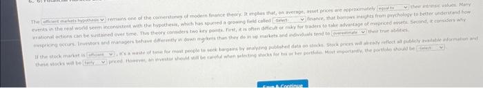 The Their intrusif values. Nany tithe Gook market is | Chegg.com