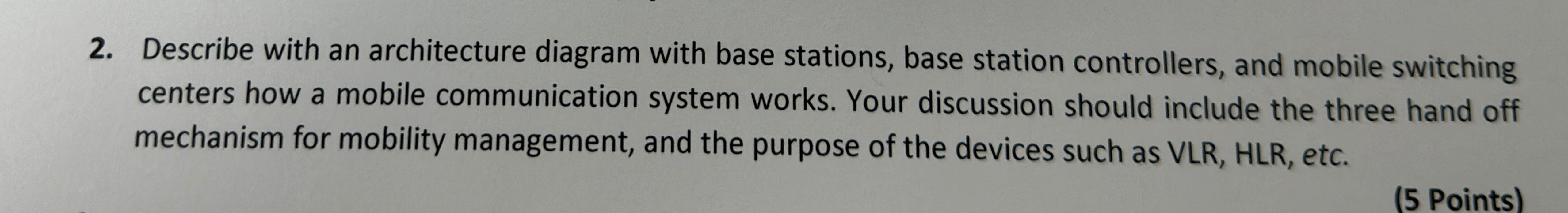 Solved Describe with an architecture diagram with base | Chegg.com