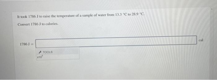 Solved Convert 13.00 KJ to calories (cal). 13.00 kJ cal | Chegg.com
