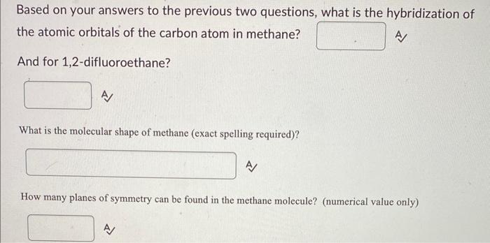 Solved Using a model kit, construct models of methane (CH4) | Chegg.com