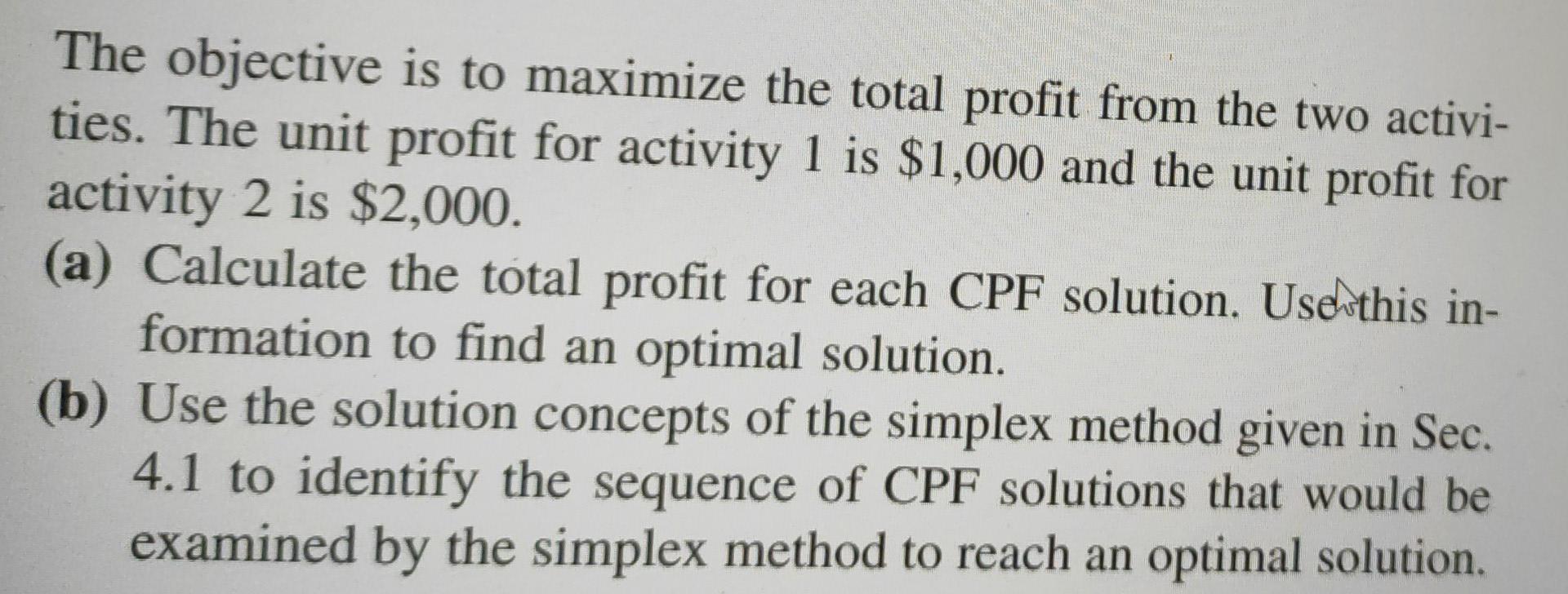 Solved 4.1-3. A certain linear programming model involving | Chegg.com