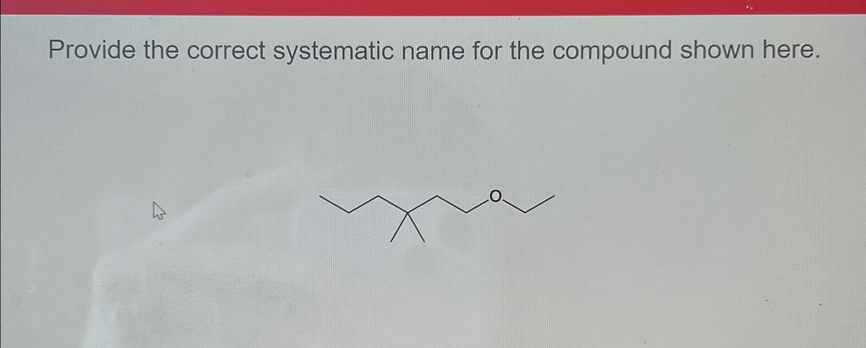 Solved Provide the correct systematic name for the compound | Chegg.com
