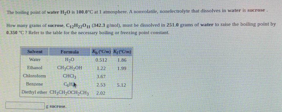 Solved The common laboratory solvent diethyl ether (ether) | Chegg.com