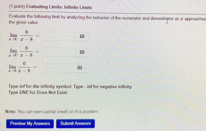 Solved (point) Evaluating Limits Graphically Below is the | Chegg.com