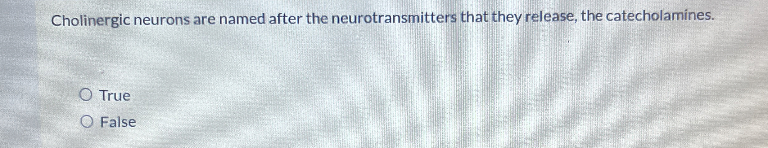 Solved Cholinergic neurons are named after the | Chegg.com