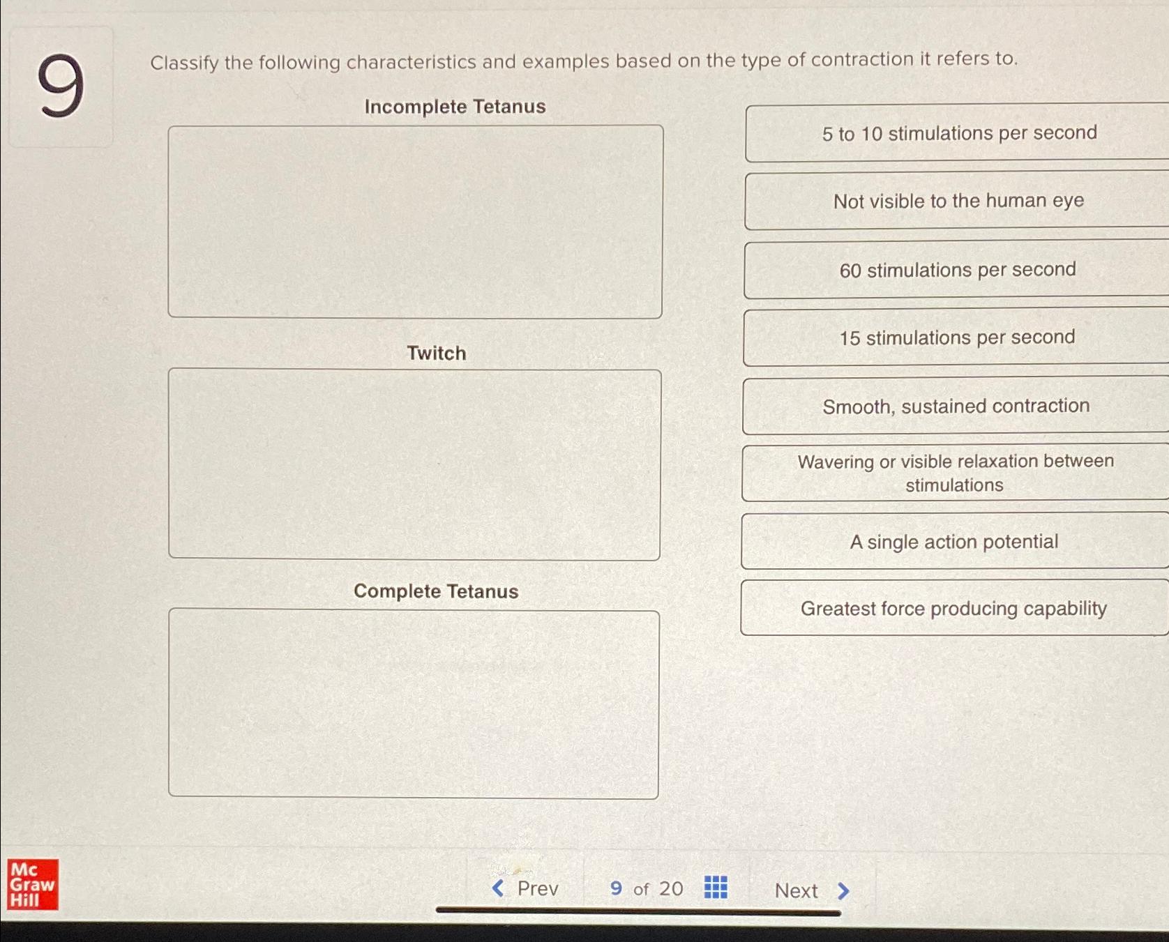 Solved Classify the following characteristics and examples | Chegg.com