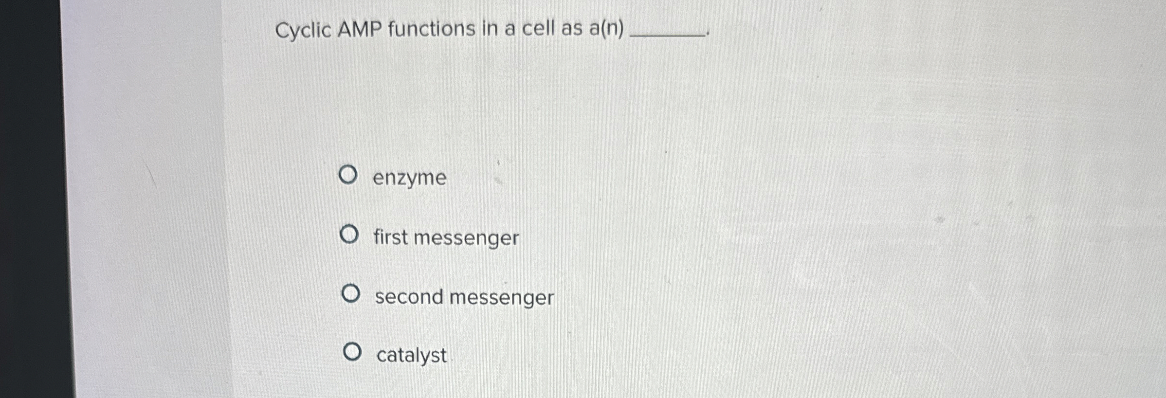 Solved One of the most common second messengers is | Chegg.com