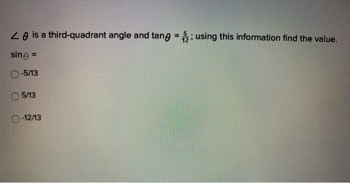 Solved 2 is a third-quadrant angle and tang = ; using this | Chegg.com