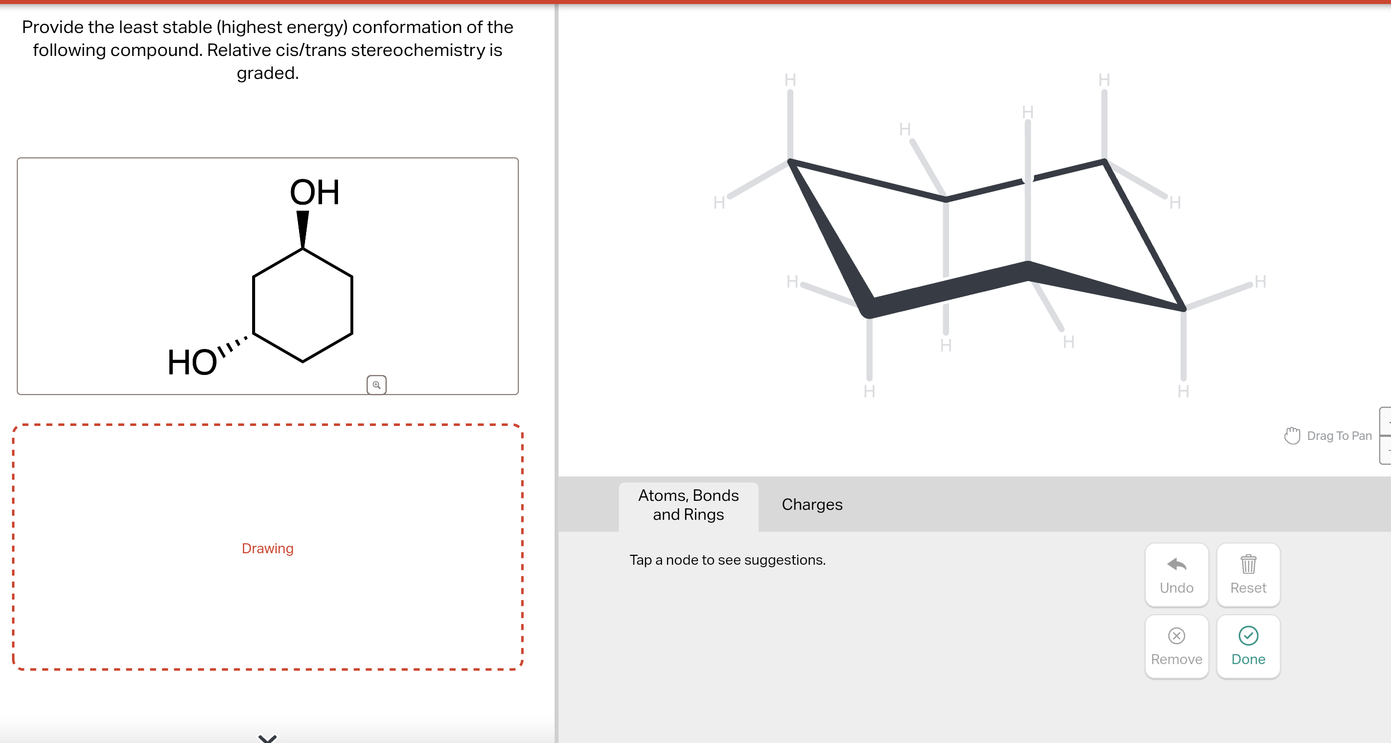Solved Provide the least stable (highest energy) | Chegg.com