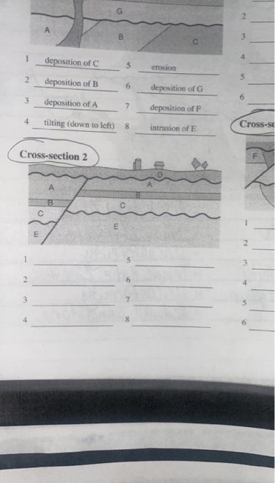 Questions #1-8 on cross section 2 Questions #1-12 on | Chegg.com Questions #1-8 on cross section 2 Questions #1-12 on | Chegg.com
