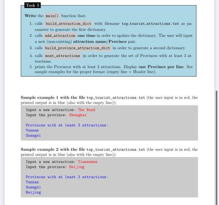 Solved Exercise 1 - Top Tourist Attractions in China The top | Chegg.com
