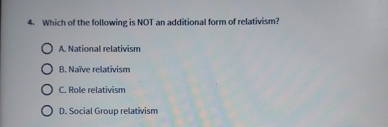 Solved Which of the following is NOT an additional form of | Chegg.com
