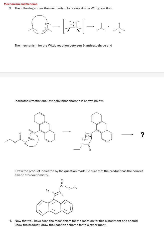 Solved Mechanism and Scheme3. ﻿The following shows the | Chegg.com