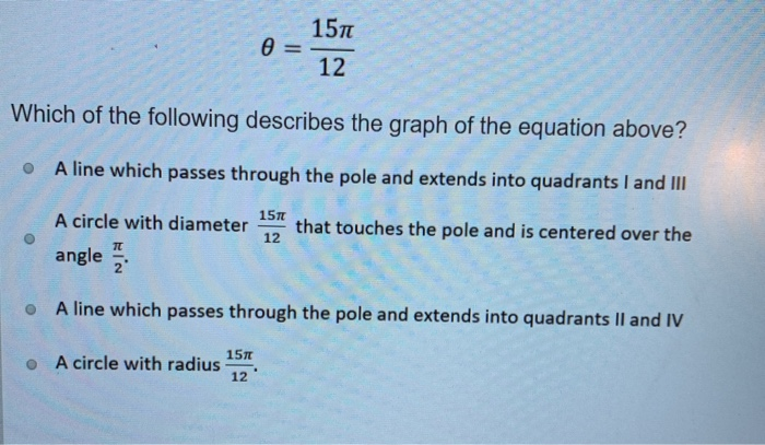 Solved Select ALL equations that describe the line above. e | Chegg.com
