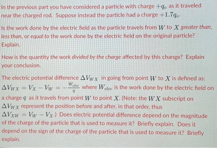 Solved The diagram below shows a top view of a positively | Chegg.com