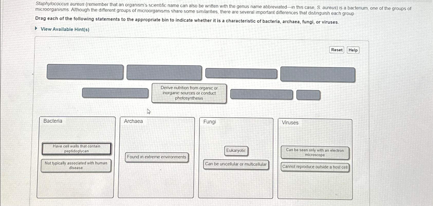 Solved microorganisms. Although the different groups of | Chegg.com