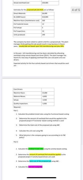 Solved QUESTION ABC problem Company LSD LTD has 4 types of | Chegg.com