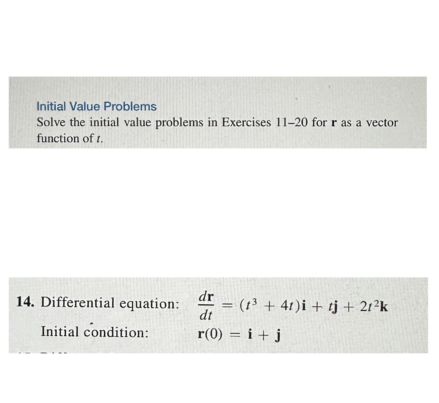 Solved Initial Value ProblemsSolve the initial value | Chegg.com