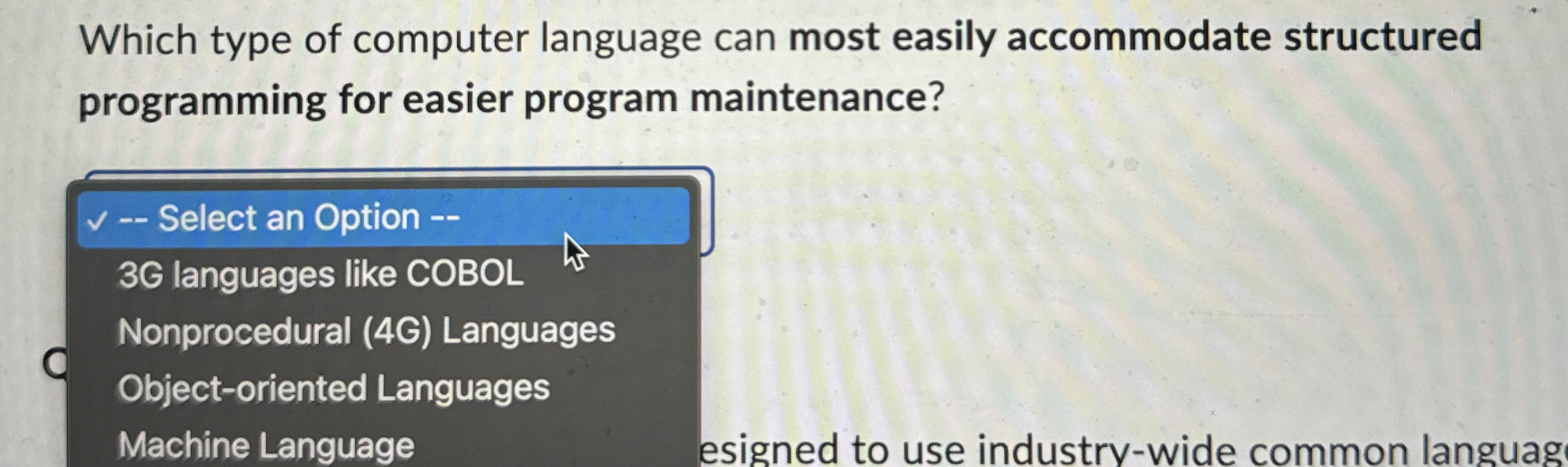 Solved Which type of computer language can most easily | Chegg.com