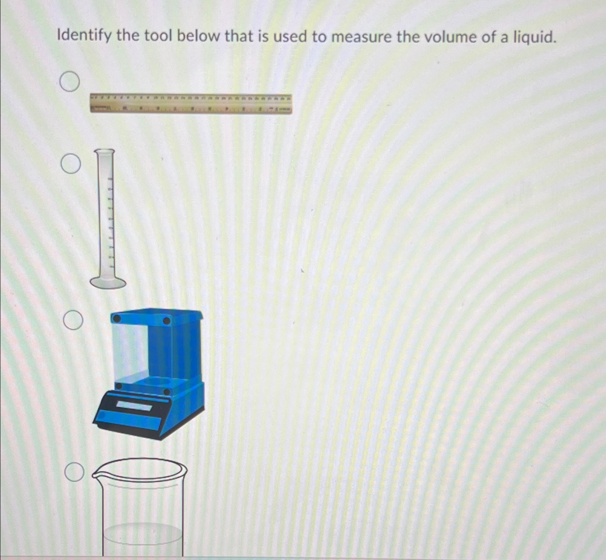 Solved Identify the tool below that is used to measure the | Chegg.com