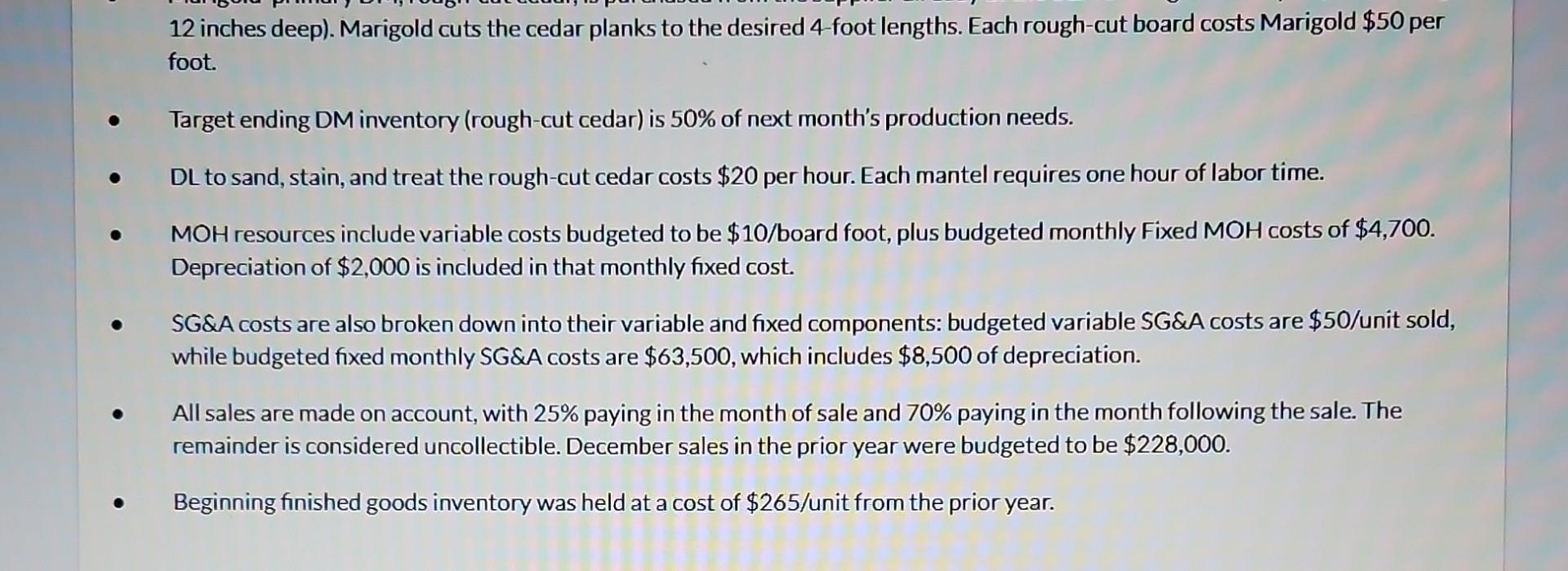 Solved The management team at Marigold Corporation is | Chegg.com