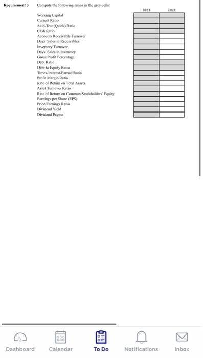 Solved Financial Statement Analysis Excel Problem Follow the | Chegg.com