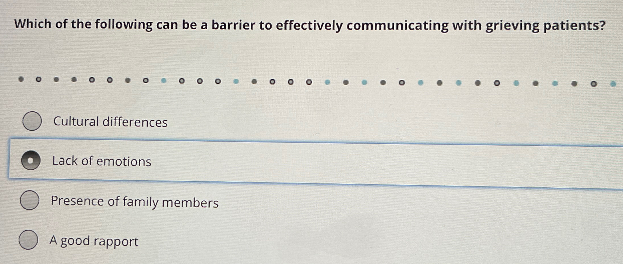 Solved Which of the following can be a barrier to | Chegg.com