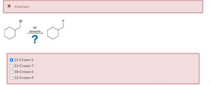Solved 15-Crown-5 21-Crown-7 18-Crown-6 12-Crown-4 a LiF | Chegg.com
