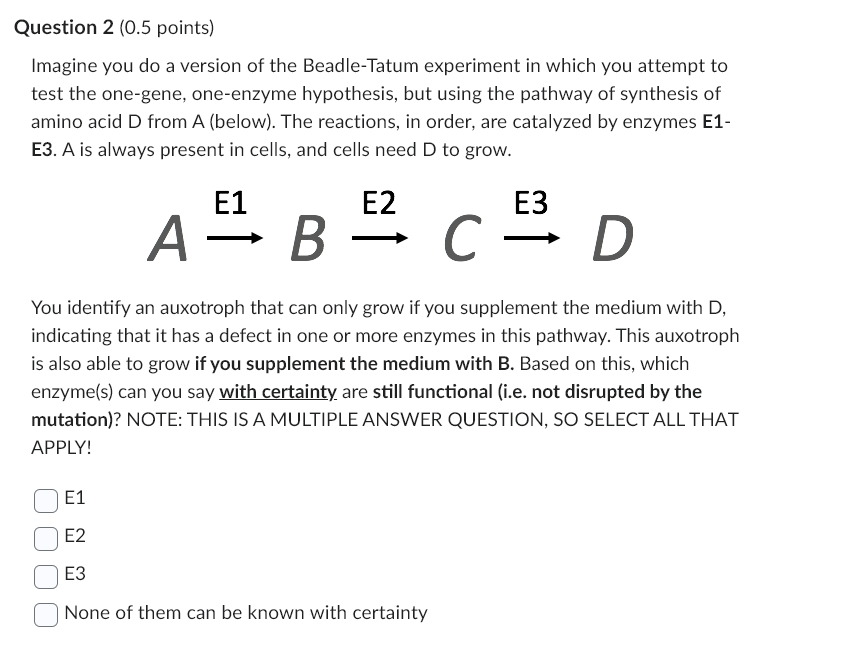 Solved Question 2 ( 0.5 ﻿points)Imagine you do a version of | Chegg.com