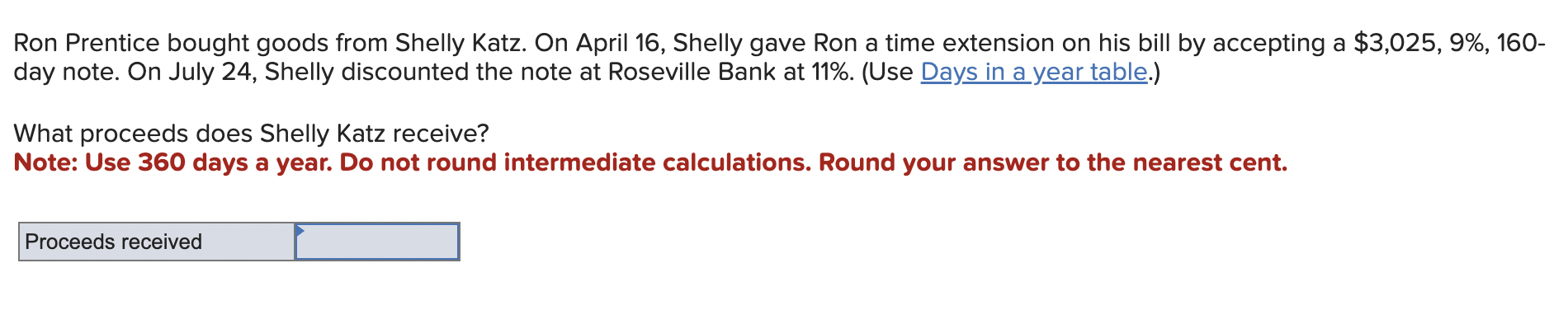 Solved Ron Prentice bought goods from Shelly Katz. On April | Chegg.com