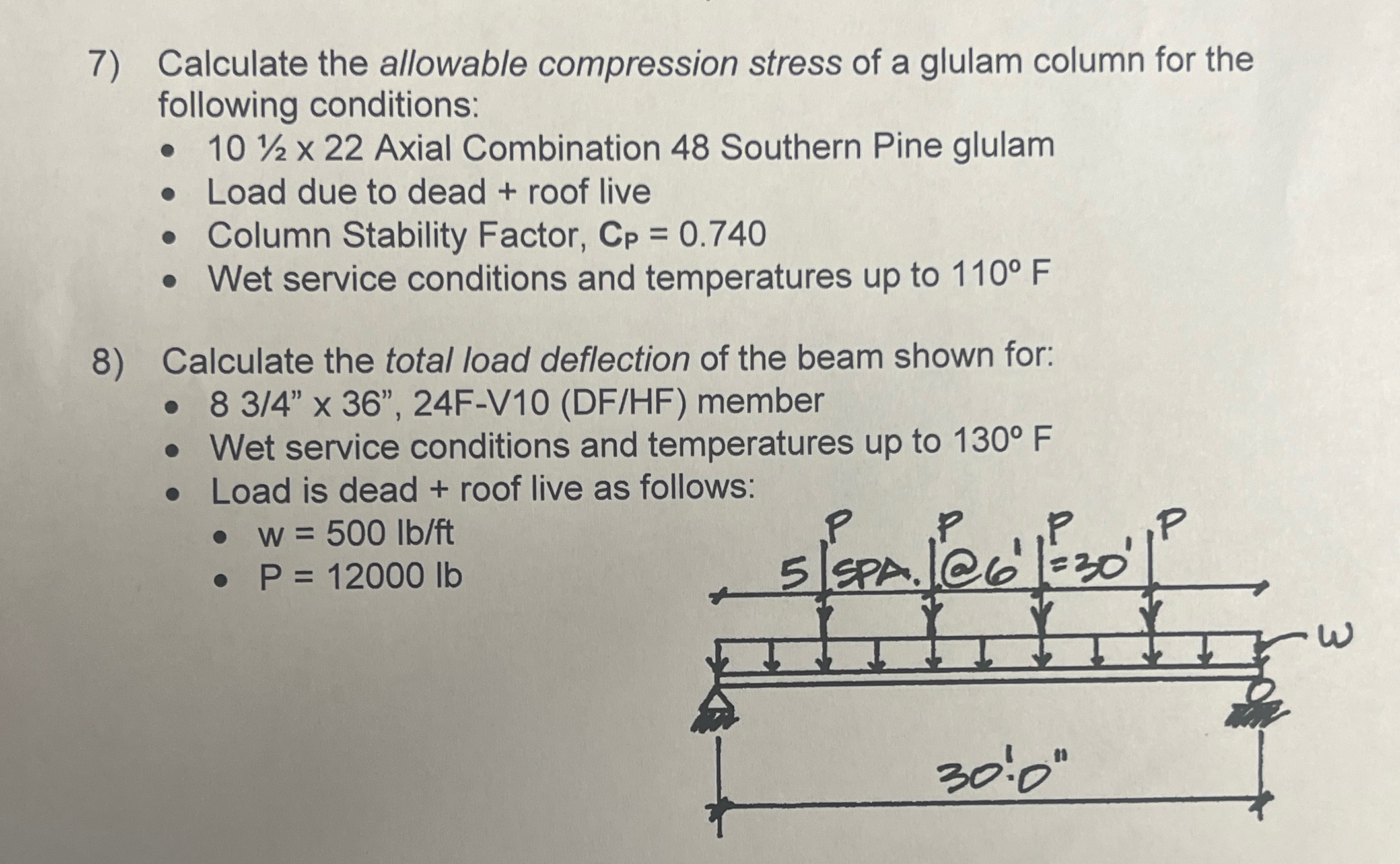 Solved Calculate the allowable compression stress of a | Chegg.com