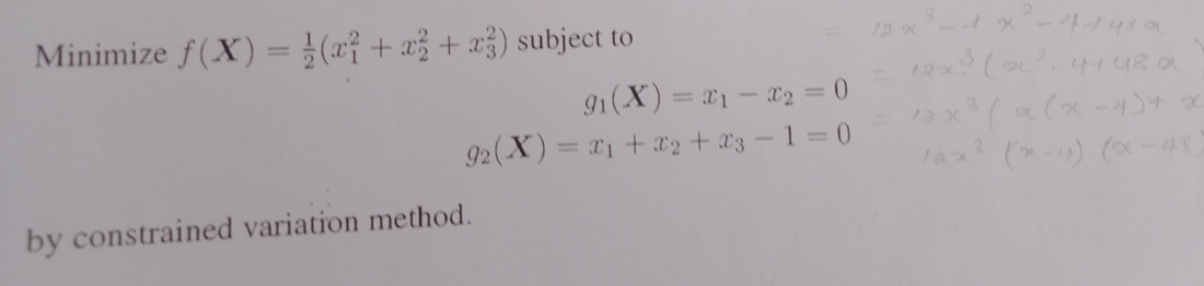 Solved Minimize f(x)=12(x12+x22+x32) ﻿subject | Chegg.com