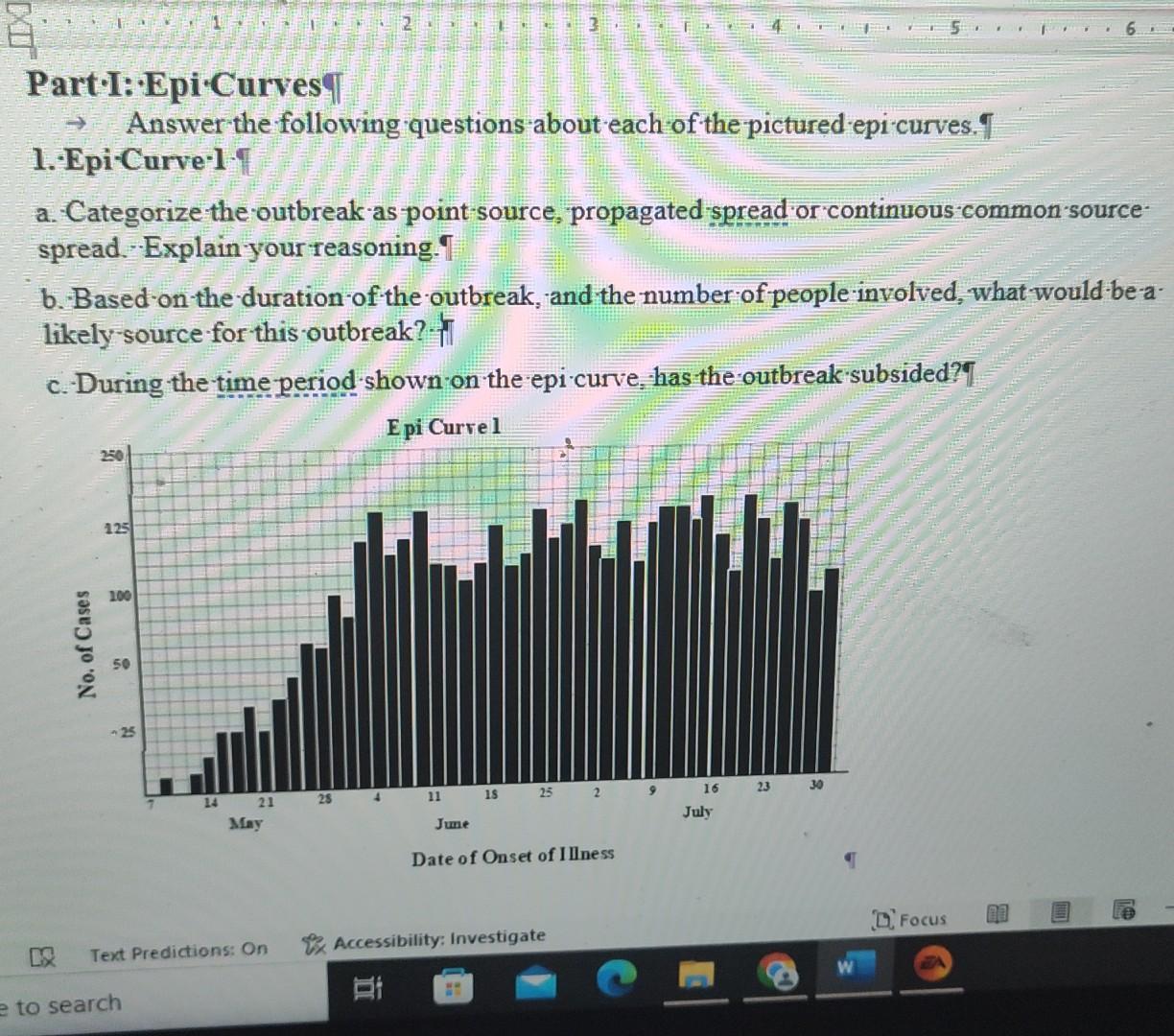 Solved Part-I:-Epi-Curves T → Answer the following questions | Chegg.com