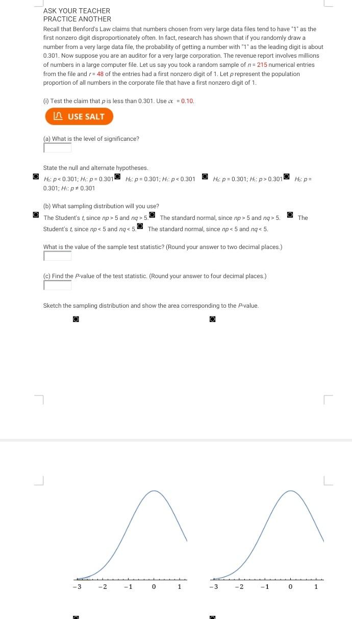 Solved ASK YOUR TEACHER PRACTICE ANOTHER Recall that | Chegg.com