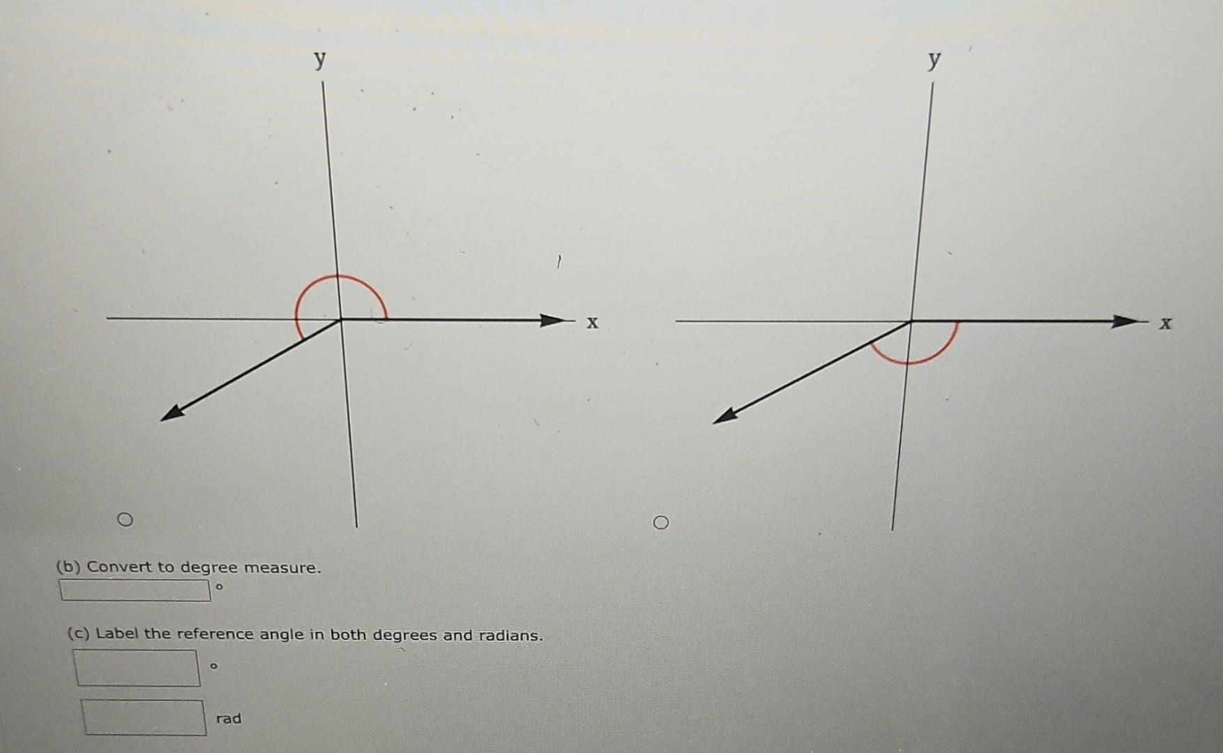 Solved Consider the following angle. −67π (a) Draw the angle | Chegg.com