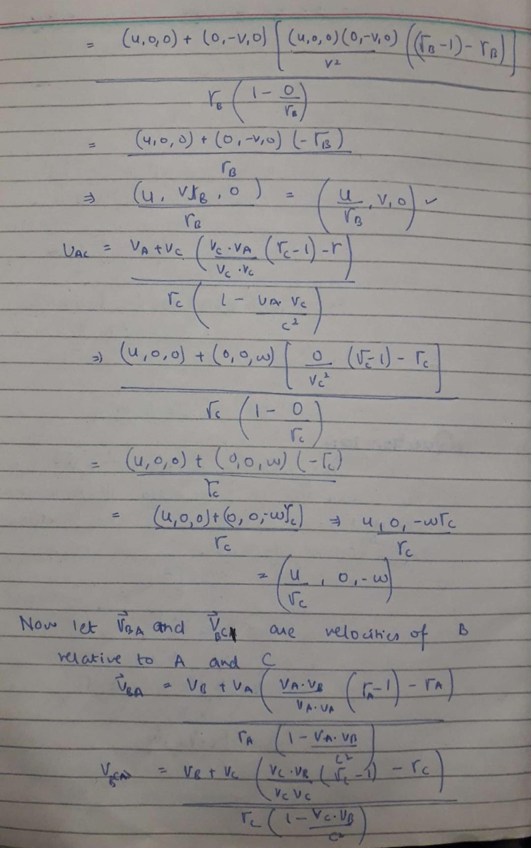 Solved Special Theory of Relativity Numerical/Math type | Chegg.com
