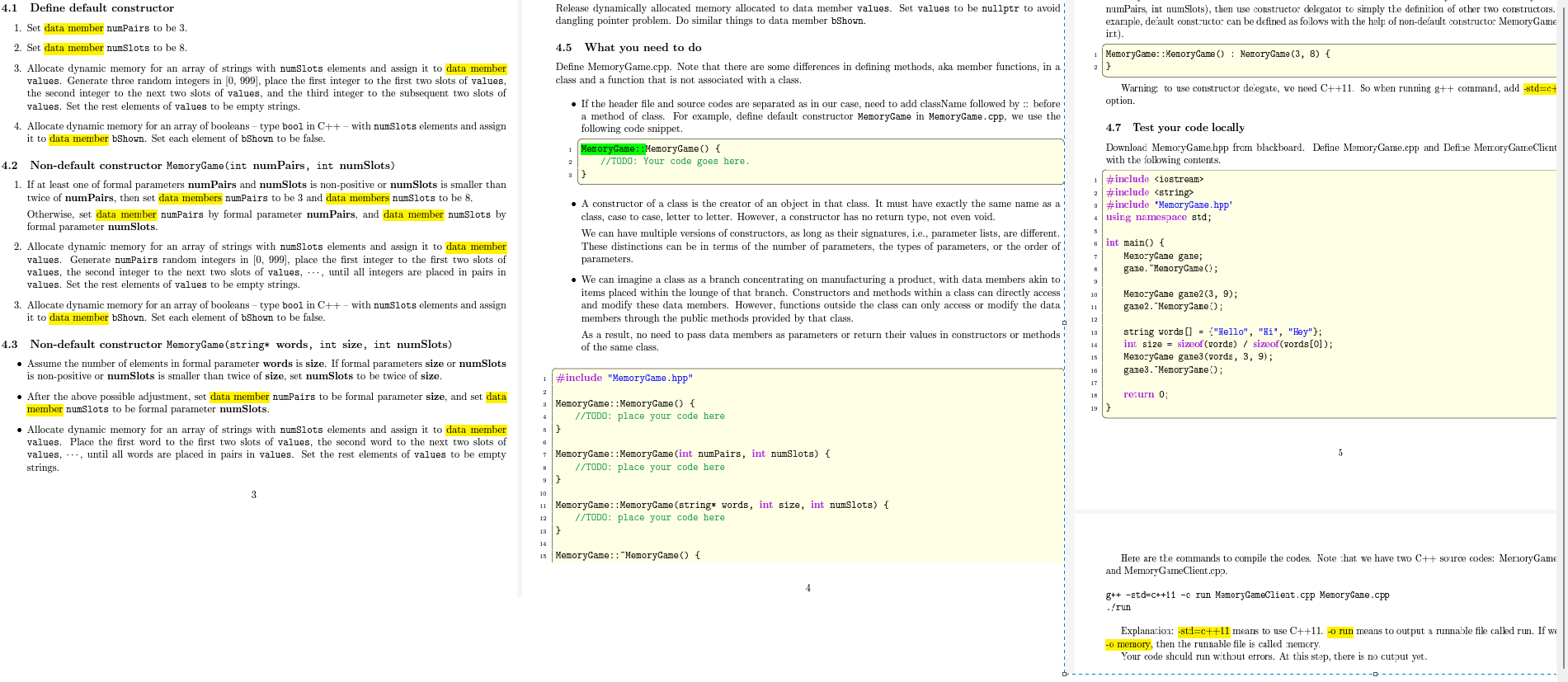 Solved C++ ﻿programm4.1 ﻿Define default constructorSet data | Chegg.com