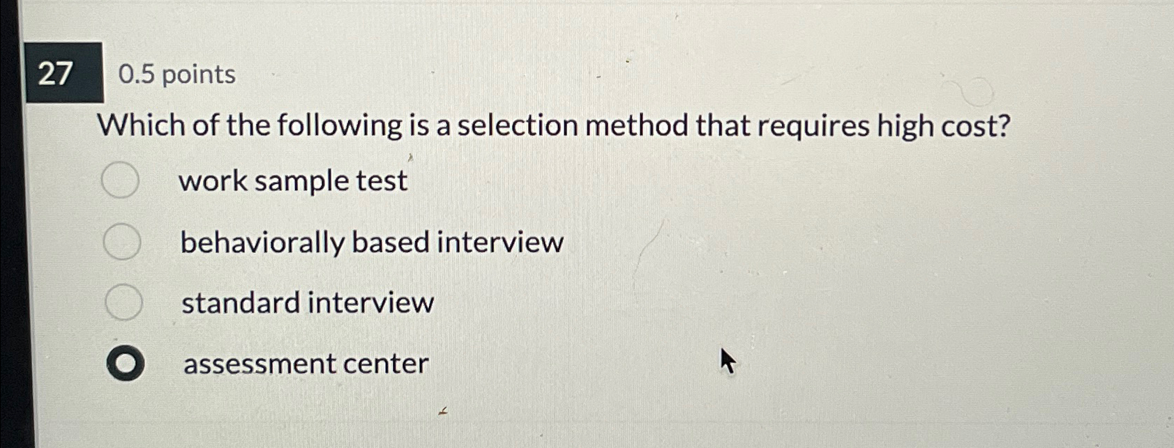 Solved 270.5 ﻿pointsWhich of the following is a selection | Chegg.com