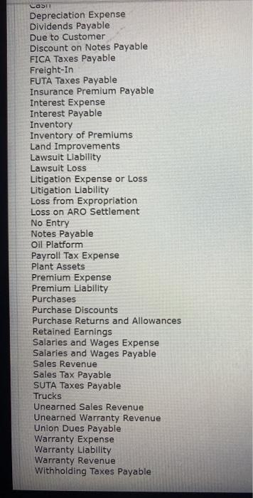 Solved Exercise 13-02 (Part Level Submission) The following | Chegg.com