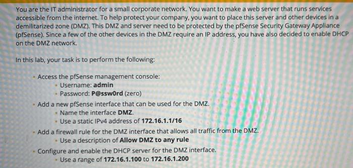 Solved You are the IT administrator for a small corporate | Chegg.com