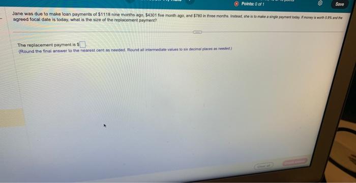 Solved agreed focal date is today, what is the size of the | Chegg.com
