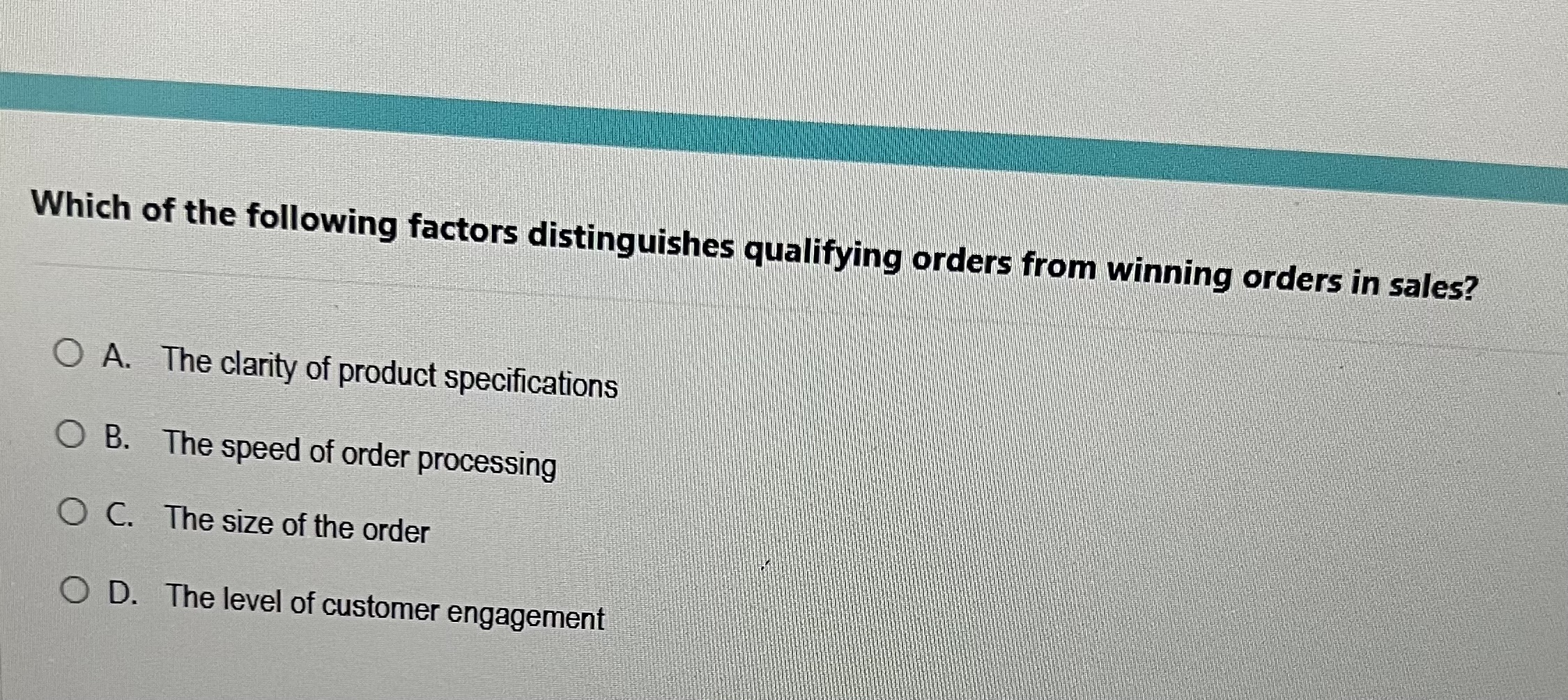 Solved Which of the following factors distinguishes | Chegg.com