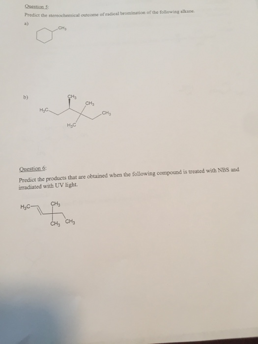 Solved Destions Predict the stereochemical outcome of | Chegg.com
